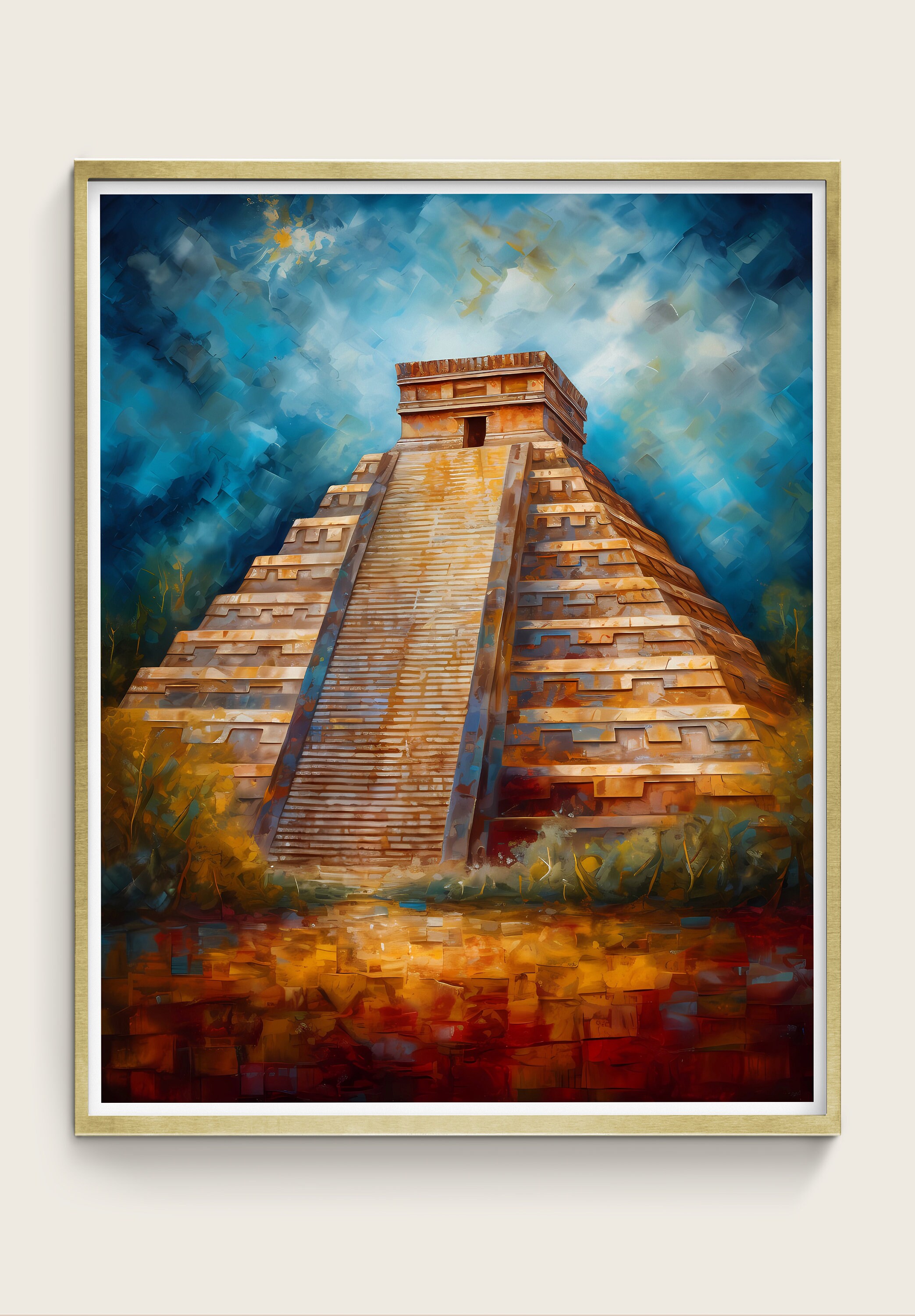 Mexico Digital Download Chichen Itza Commercial Use Wall Art Home Decor ...