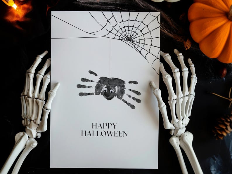 Fall Handprint Art Bundle | Halloween, Thanksgiving, Autumn Keepsake ...