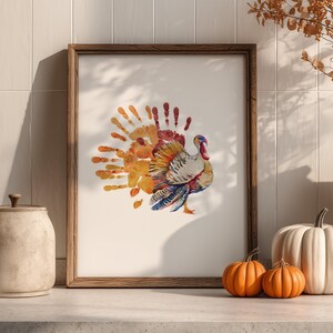Fall Handprint Art Bundle | Halloween, Thanksgiving, Autumn Keepsake ...