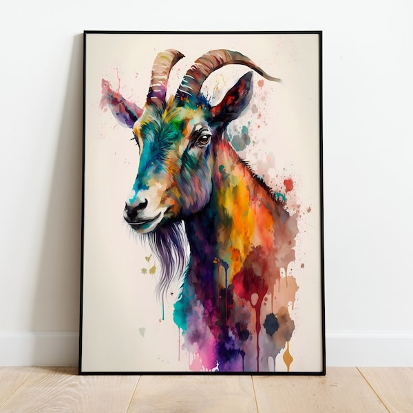 Goat Poster - Etsy
