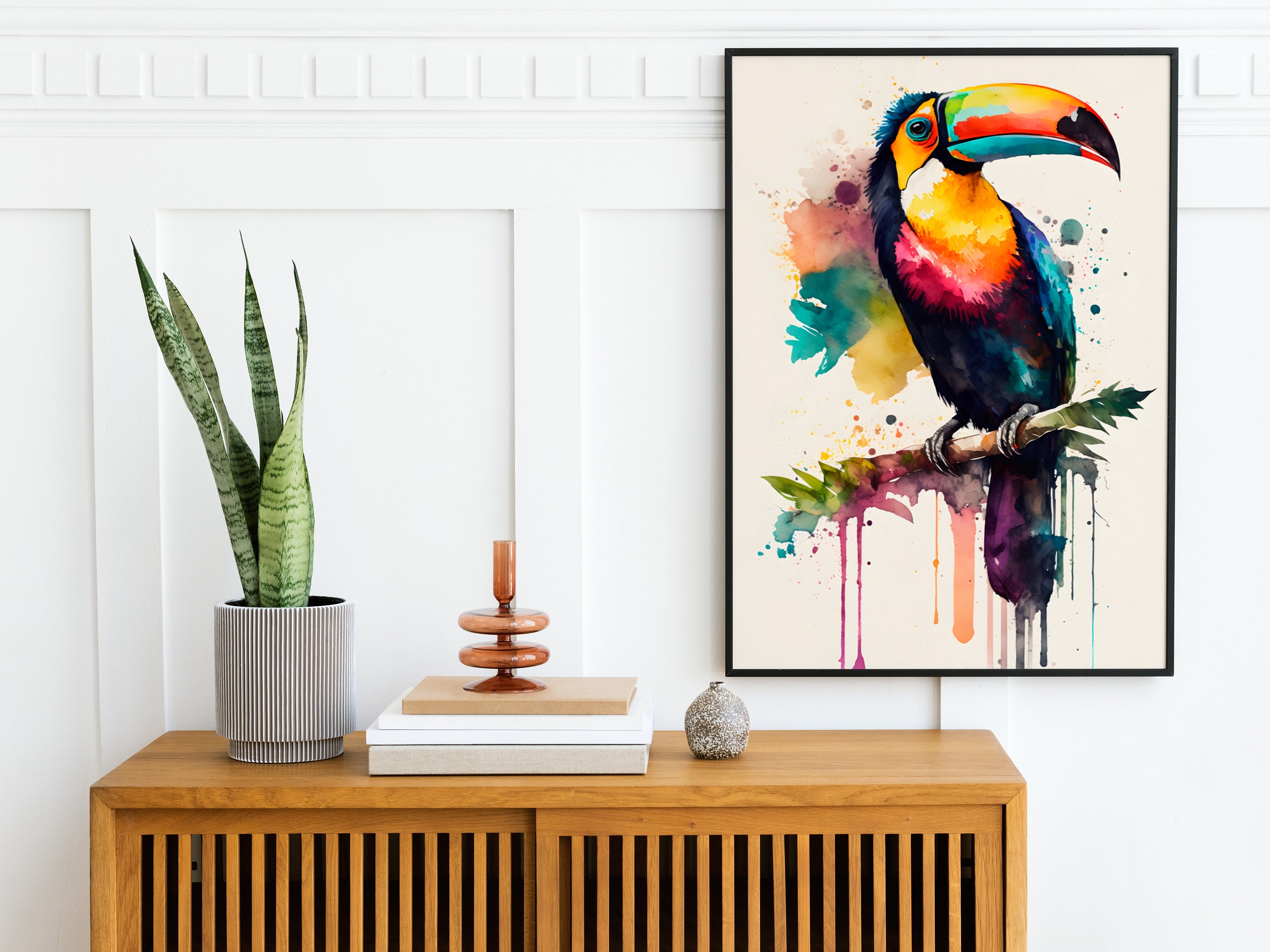 Toucan Watercolor PRINTABLE ART Toucan Print Instant Download Toucan ...
