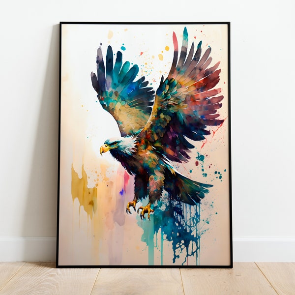 Adler Digitales Poster - Etsy