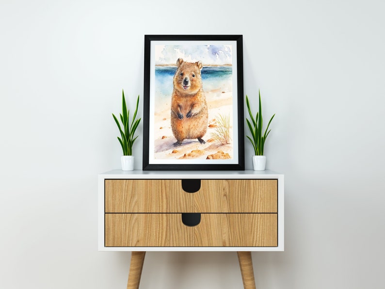 Quokka Watercolor PRINTABLE ART Quokka Print Instant Download Quokka ...