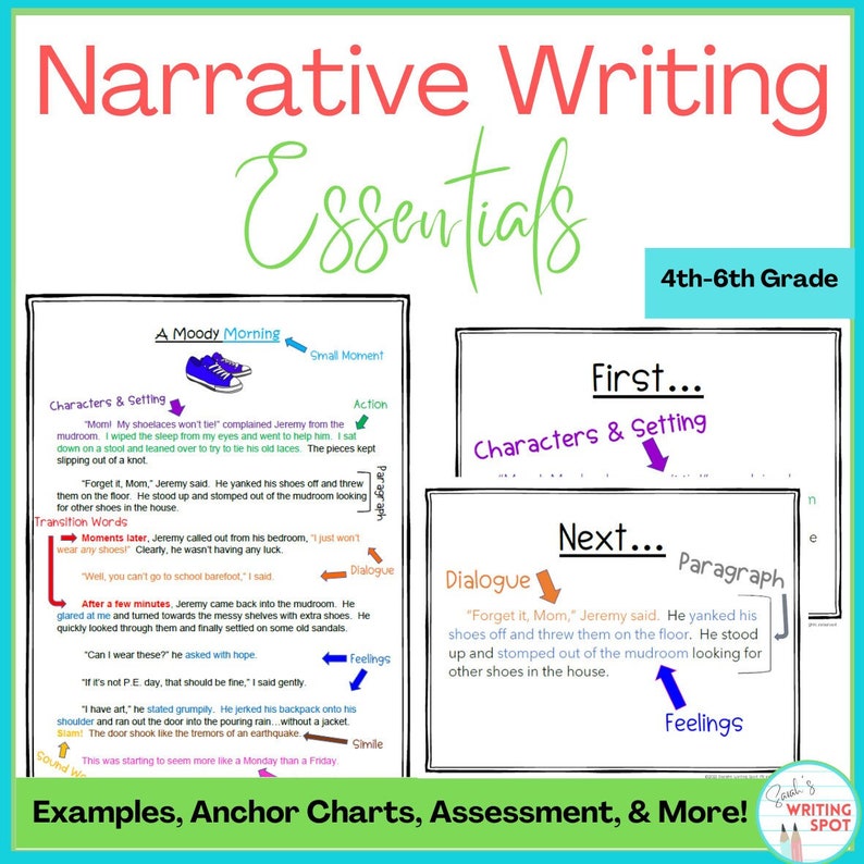 An Example of Narrative Essay - Etsy