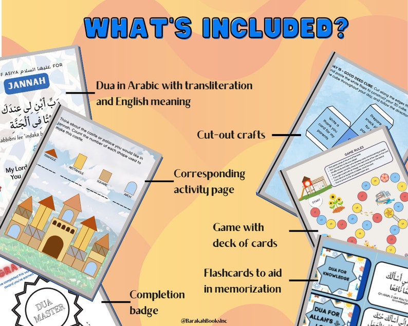 Dua Activity Book | 80 Colorful Pages of Prayers and Activities ...