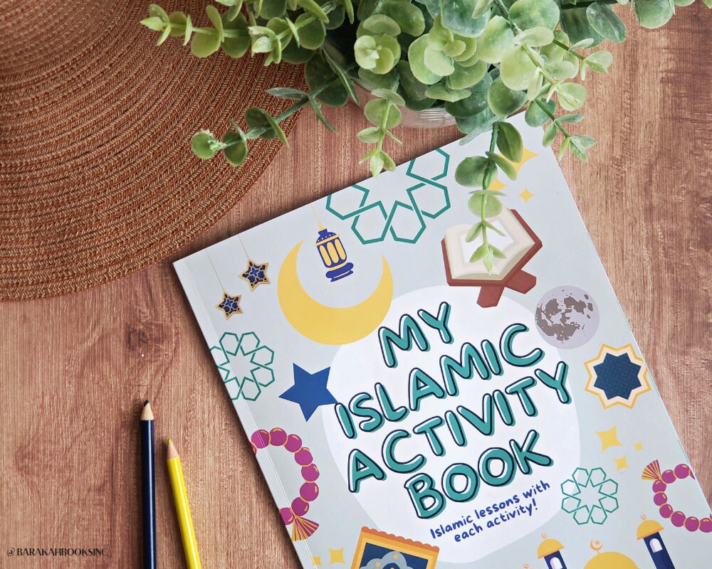 My Islamic Activity Book | 40 Colorful Activities | Printable ...