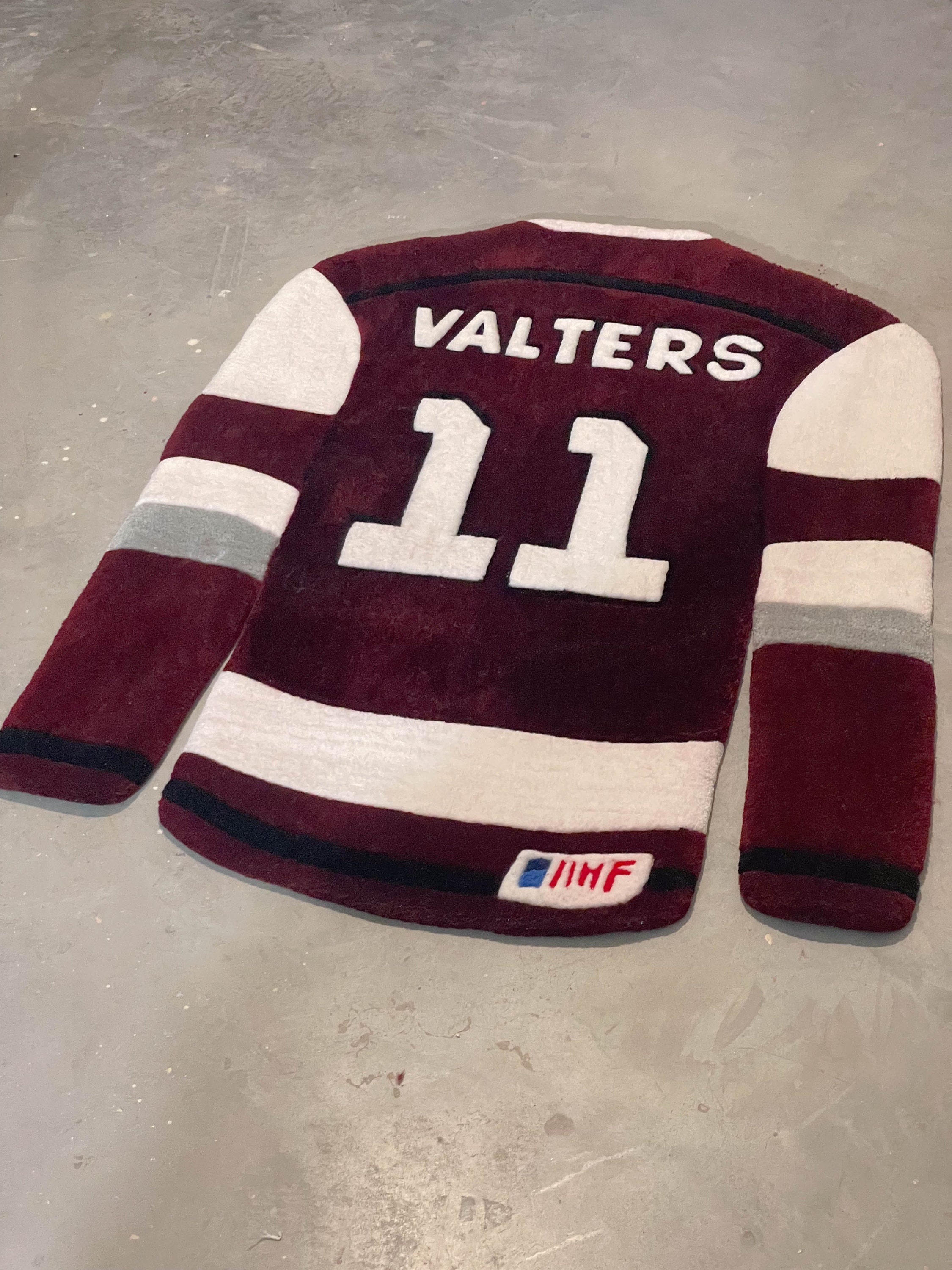 Custom Hockey Jersey Club Logo Tufted Rug - Etsy