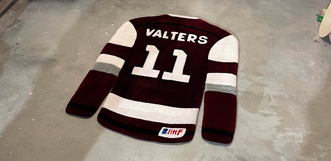 Custom Hockey Jersey Club Logo Tufted Rug - Etsy