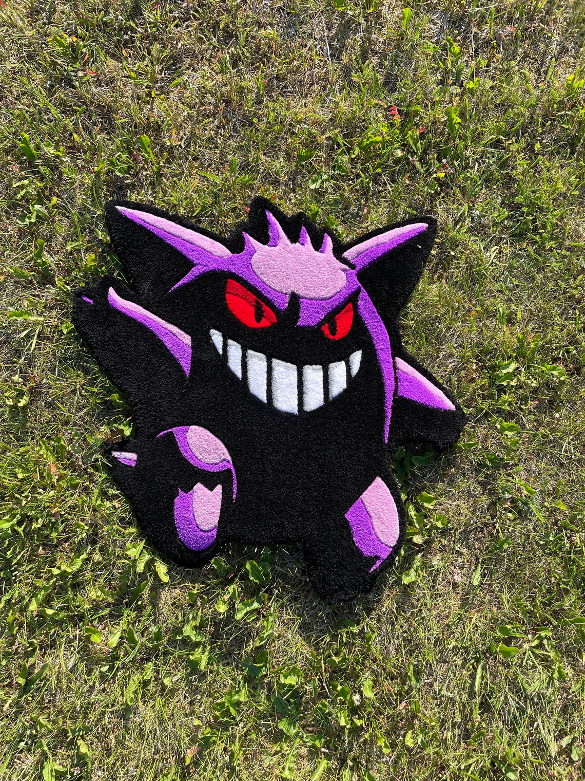 Gengar Tufted Rug Custom Handmade Gift - Etsy