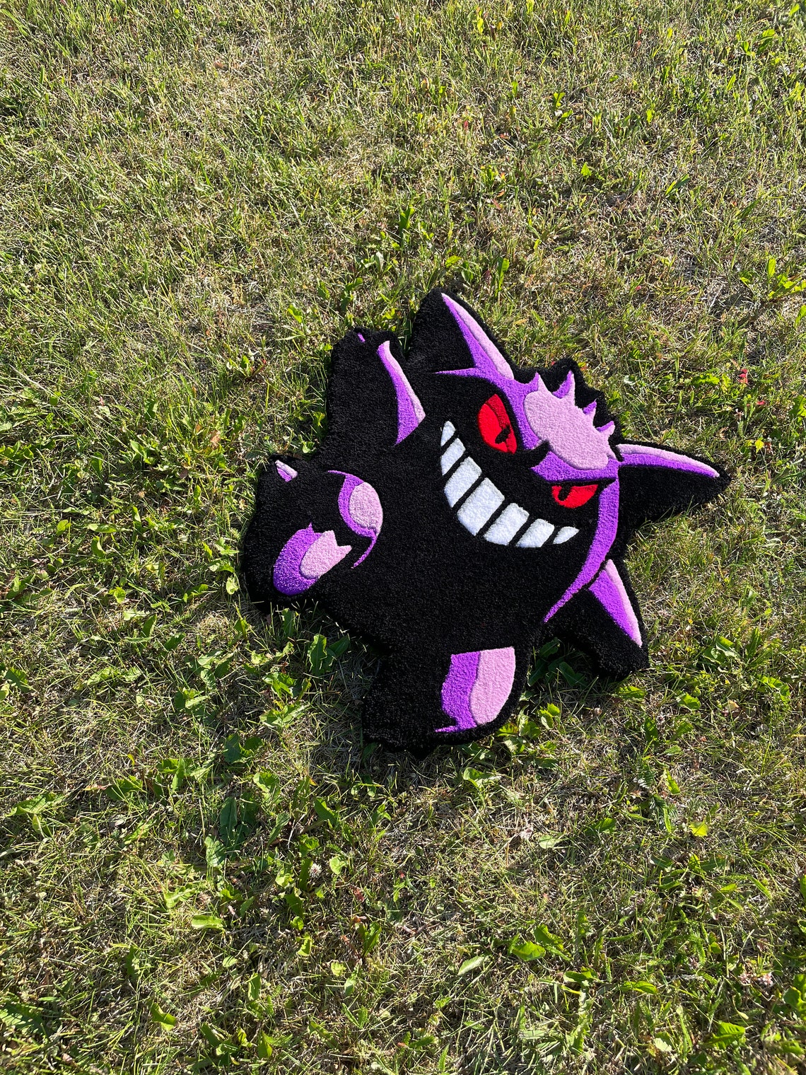 Gengar Tufted Rug Custom Handmade Gift - Etsy