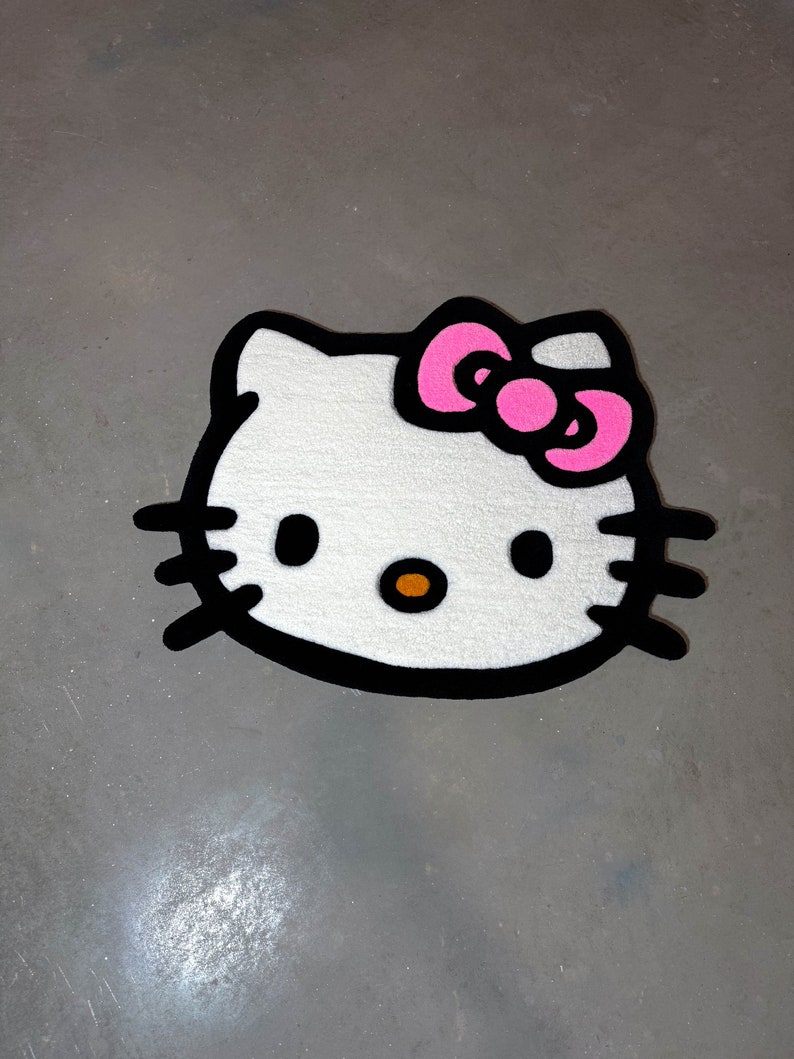 Hello Kitty Custom Tuft Rug - Etsy
