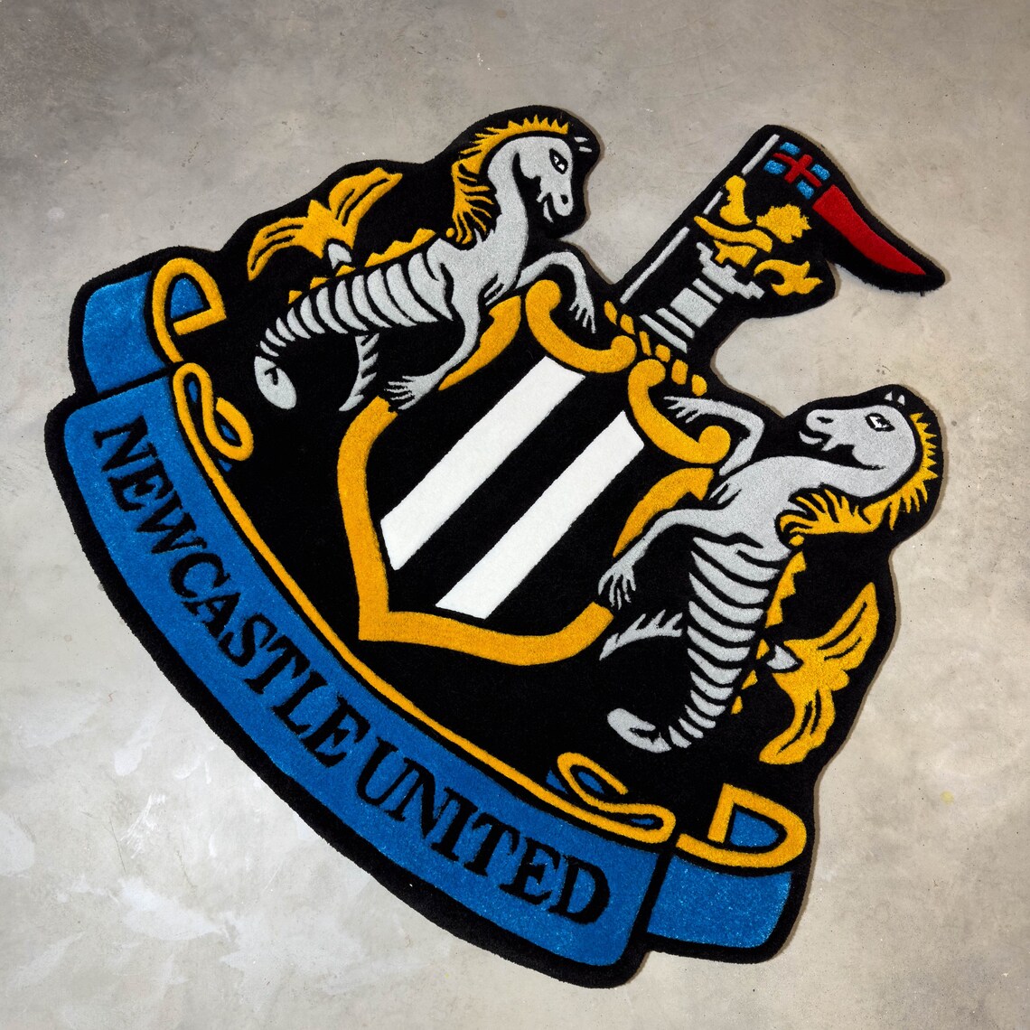 Custom Football Club Logo Tufted Rug Gift - Etsy