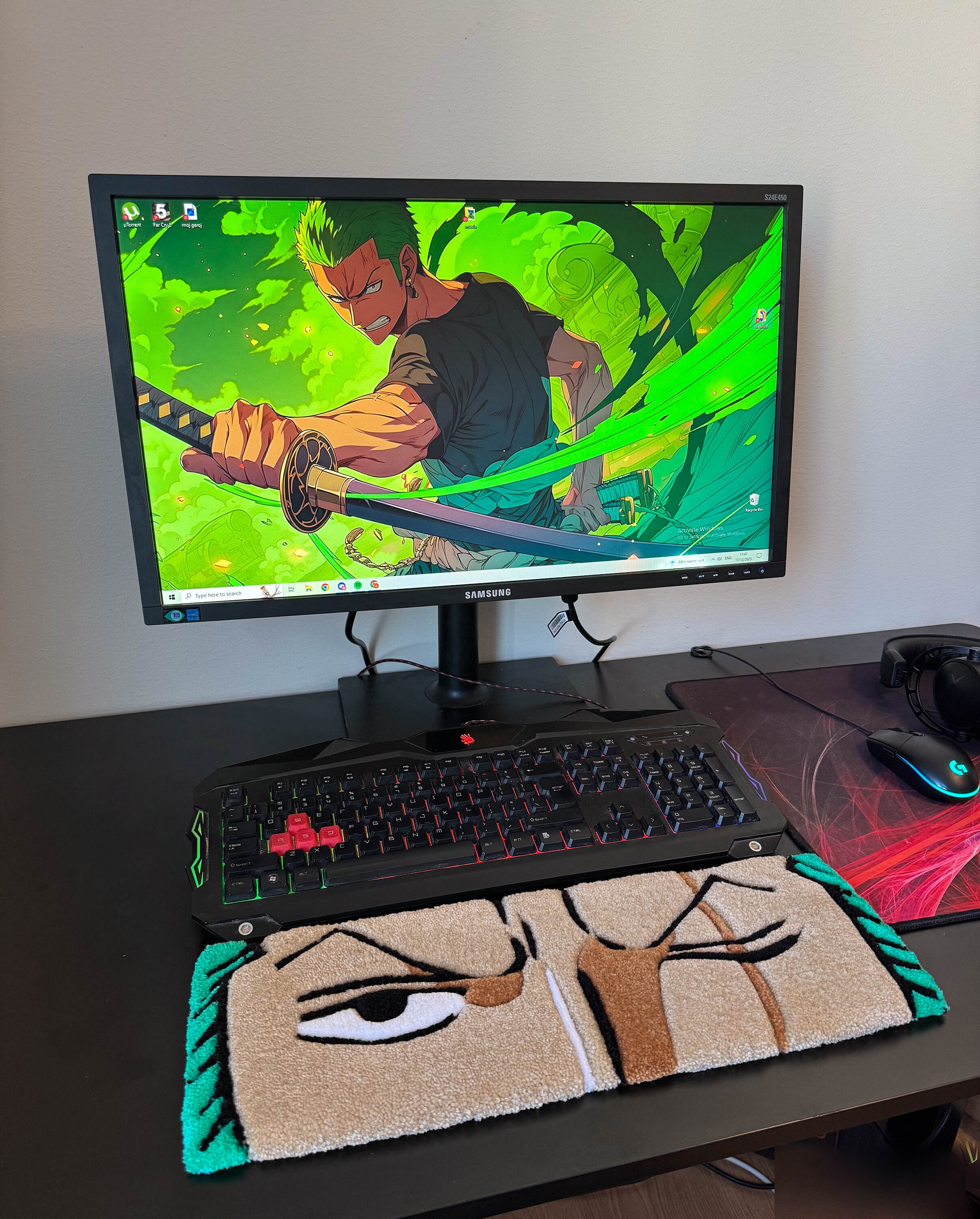 Anime Keyboard Tufted Rug - Etsy