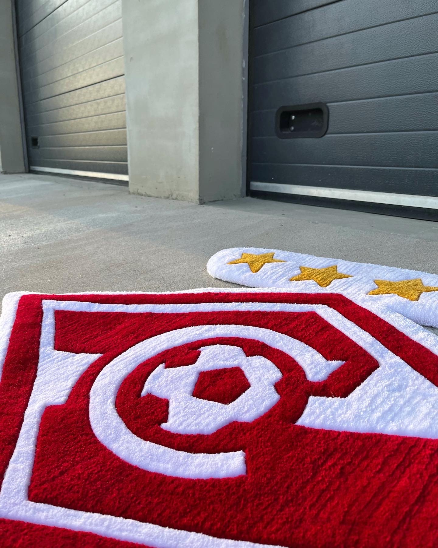 Custom Football Club Logo Tufted Rug - Etsy
