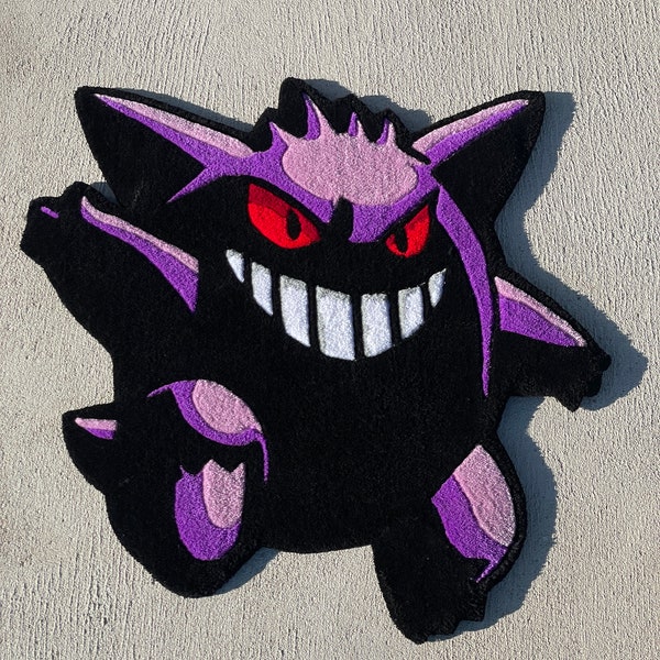 Gengar Rug - Etsy
