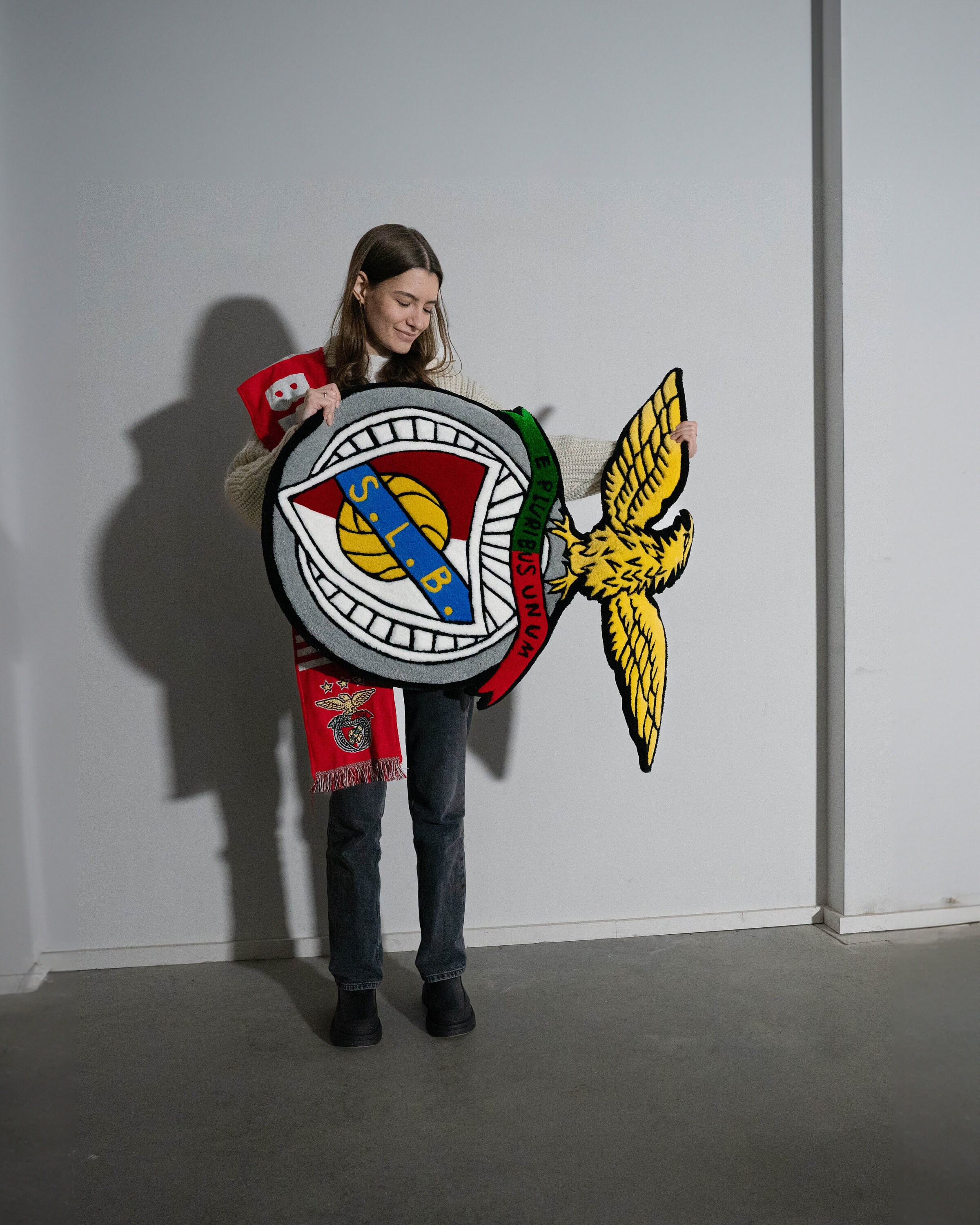 Custom Football Club Logo Tufted Rug - Etsy