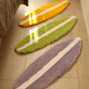 Wave-inspired Warmth: Tufted Surfboard Rug Collection - Etsy