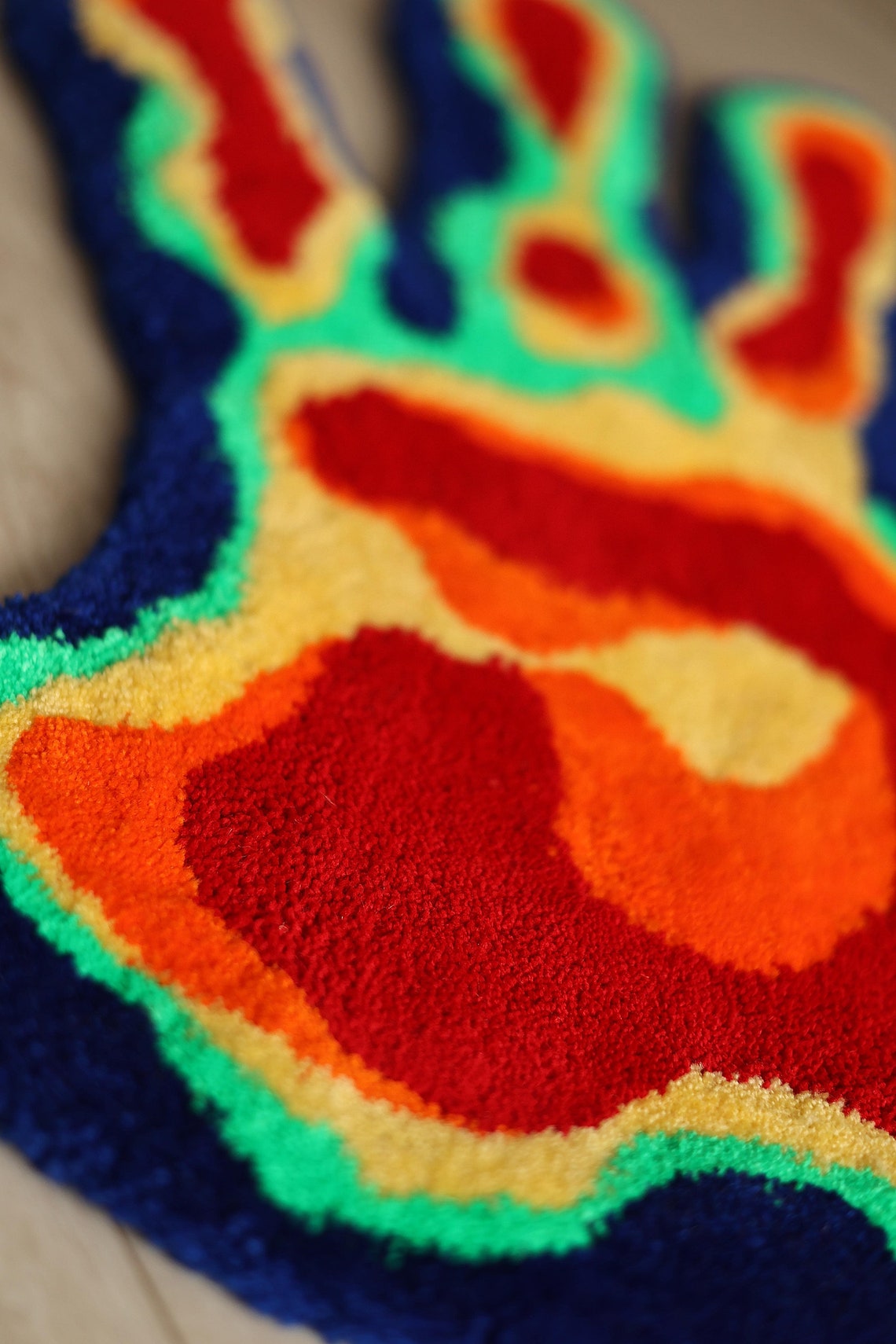 Thermal Hand Tufted Rug - Etsy