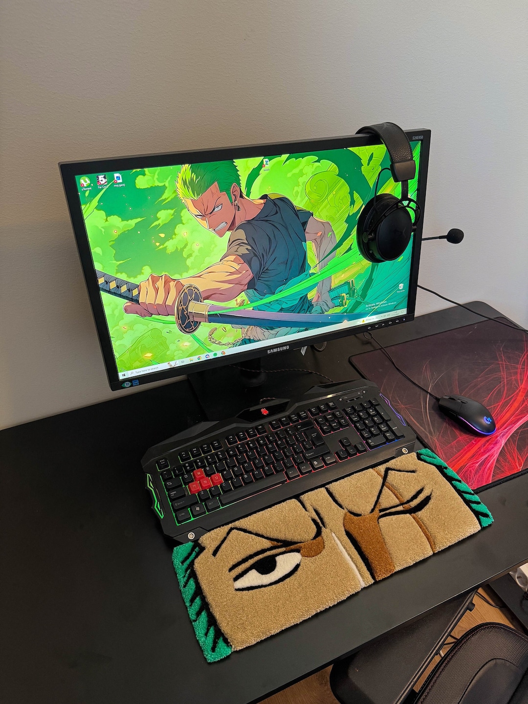 Anime Keyboard Tufted Rug - Etsy