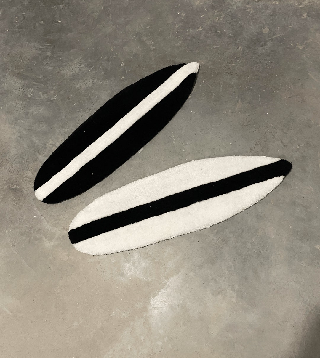 Cozy Coastal Living: Tufted Surfboard Shaped Rugs - Etsy