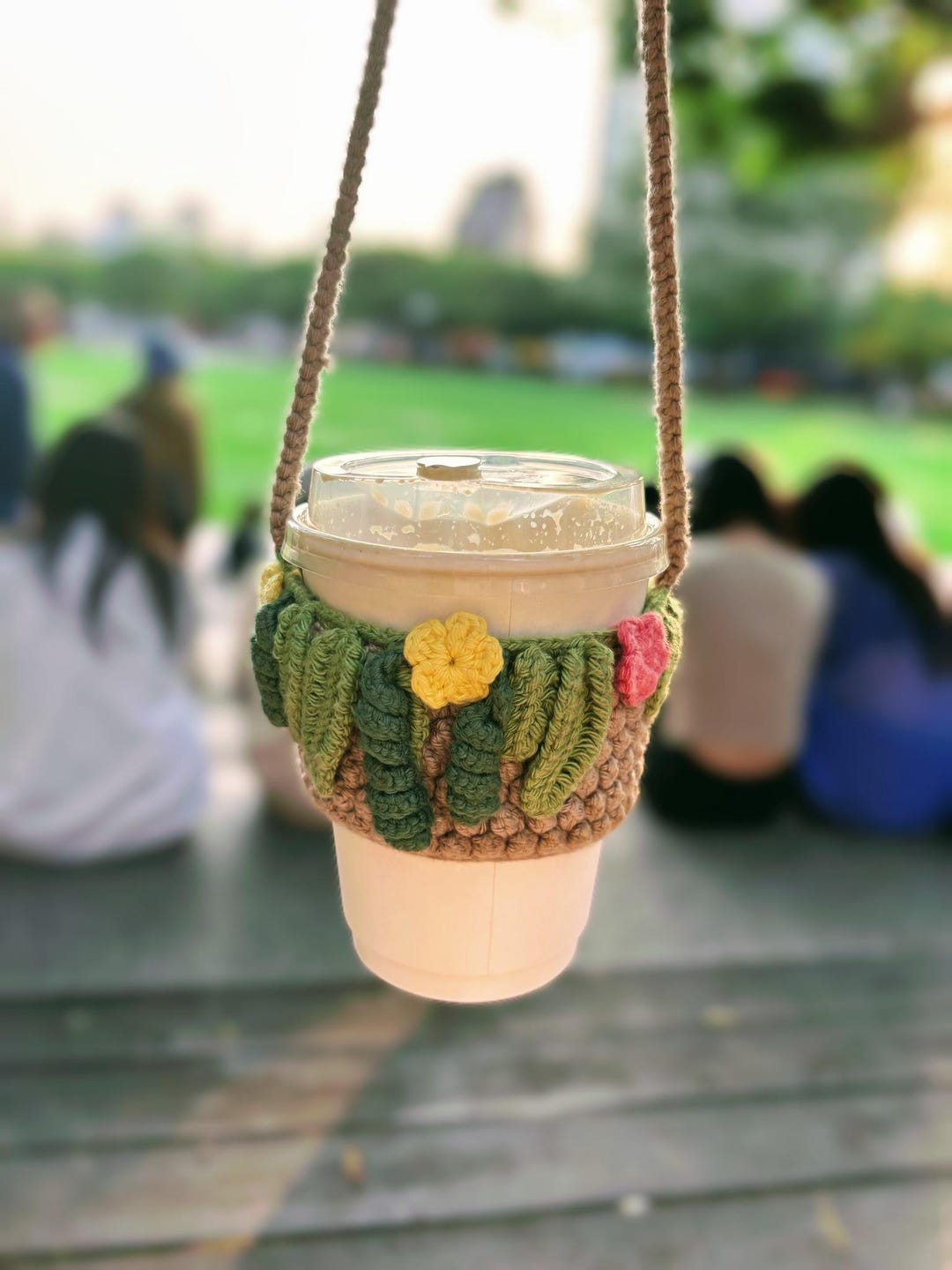 Crochet 3-in-1 Pattern - Planda Cup Holder | Coffee Cup, Mug Holder ...