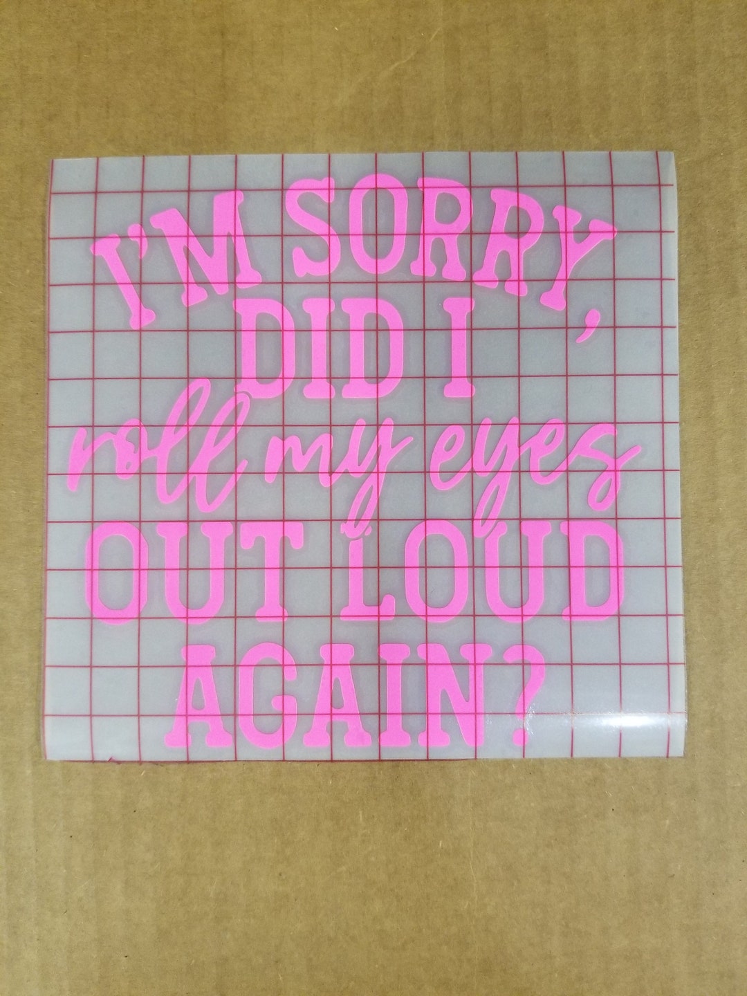 6x6 Vinyl Decal for Windows - Etsy