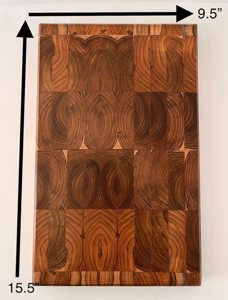 Teak Wood Double Sided Cutting Board - Etsy