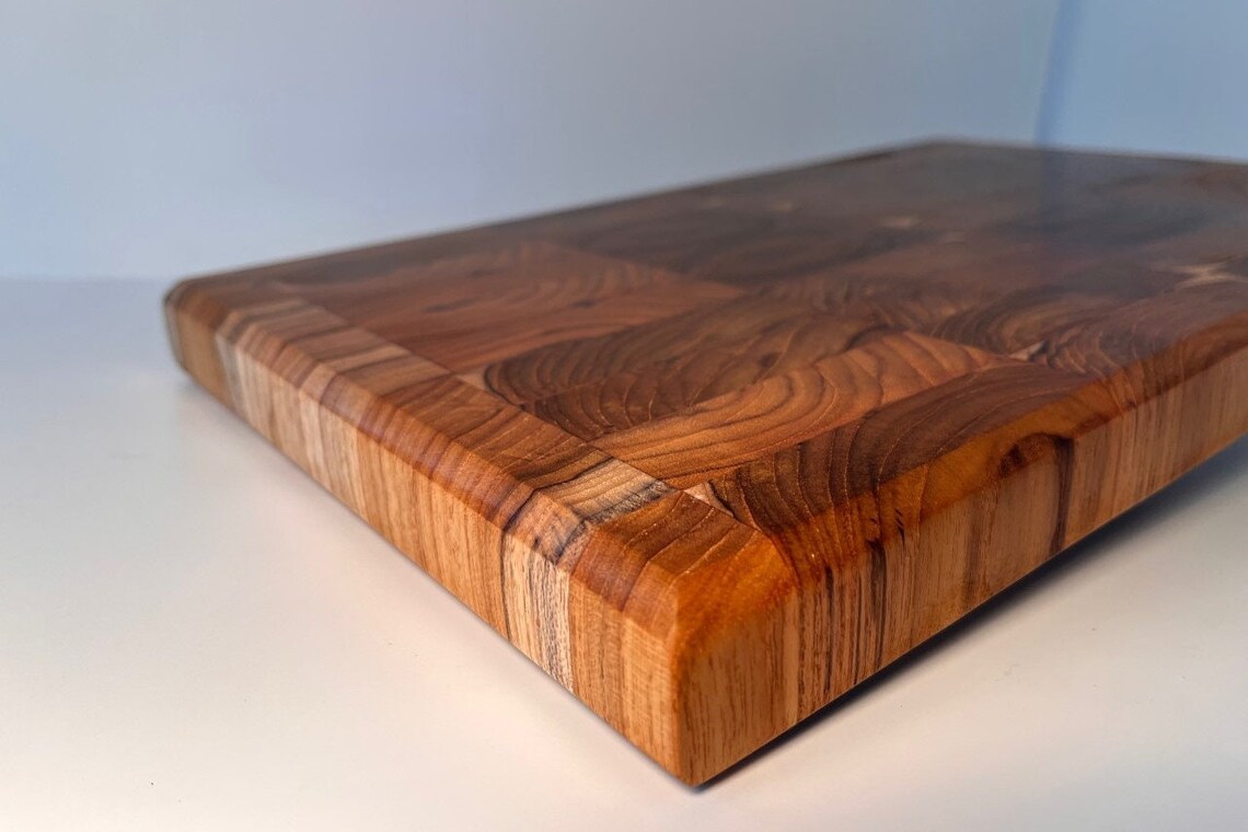 Teak Wood Double Sided Cutting Board - Etsy