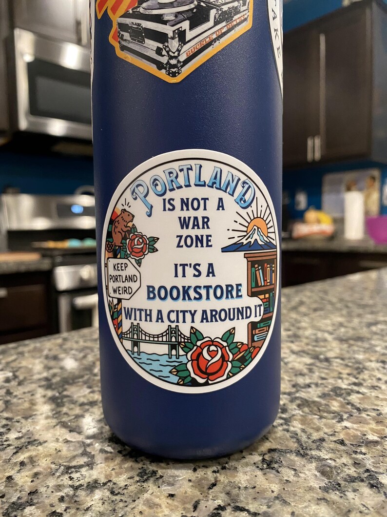 Portland Stickers: Bookstore, Anti MAGA Anti Ice Resist and Protest ...