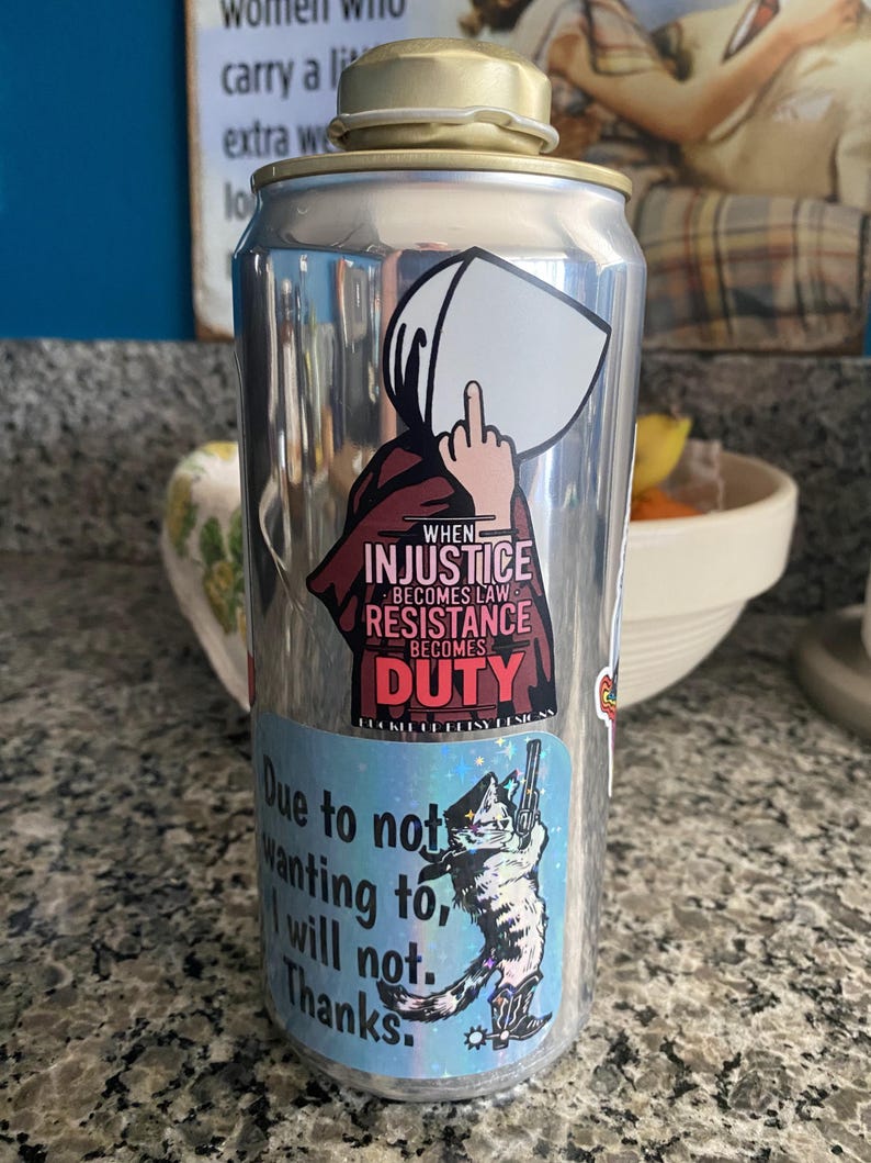 Feminist Stickers: Anti Trump, Anti Maga, Resist, Protest Middle Finger ...