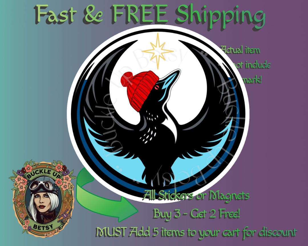 Minnesota Loon Red Hat Resistance Sticker - Anti ICE Waterproof Decal ...
