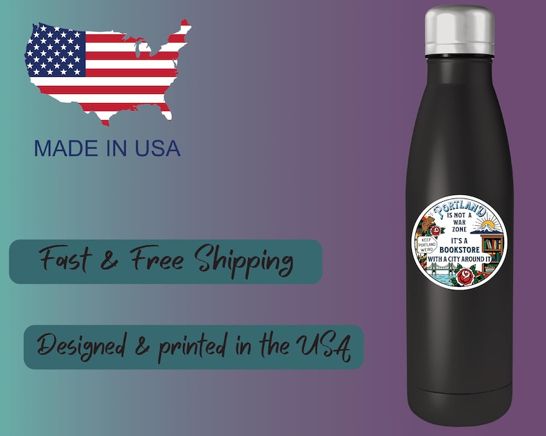 Portland Stickers: Bookstore, Anti MAGA Anti Ice Resist and Protest ...