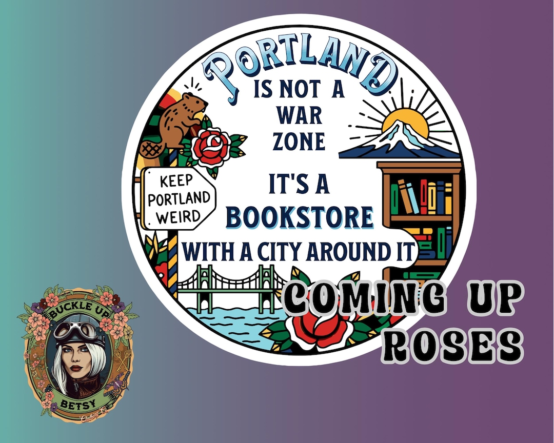 Portland Stickers: Bookstore, Anti MAGA Anti Ice Resist and Protest ...