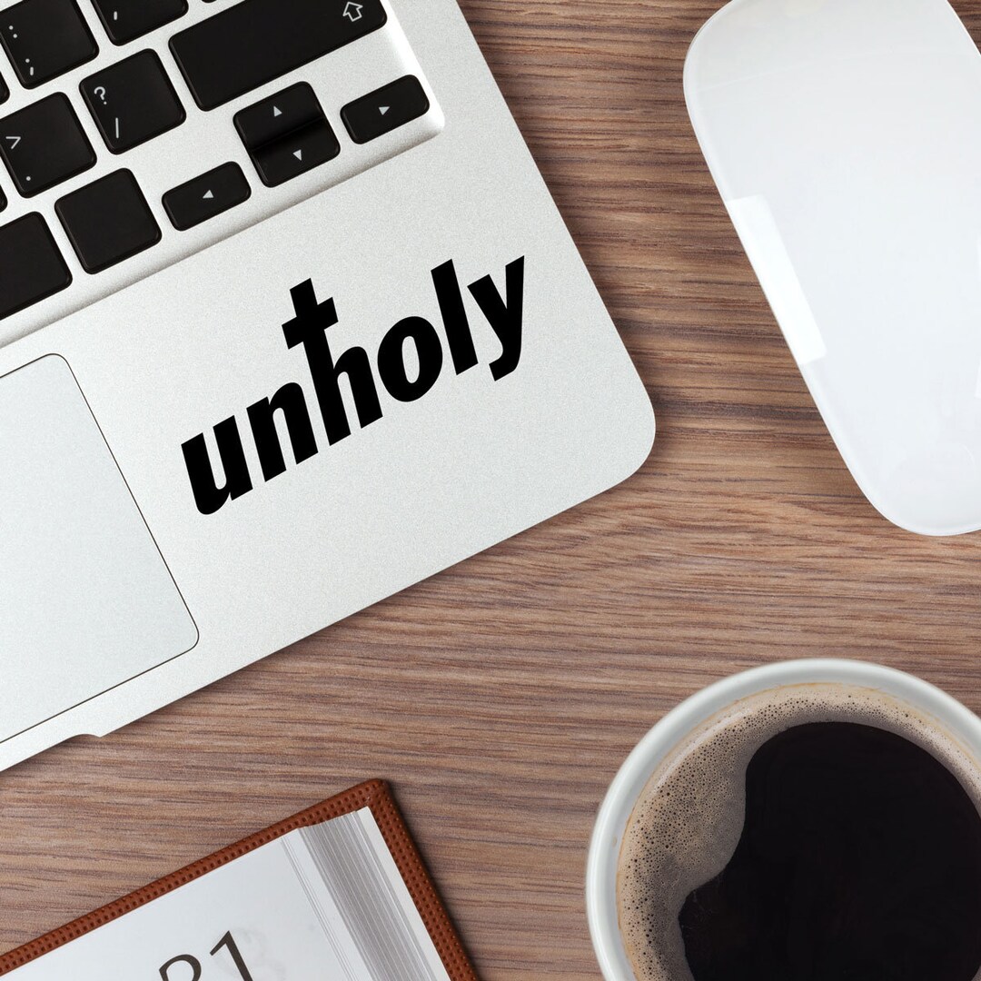 Unholy Logo Window Laptop Decal - Etsy