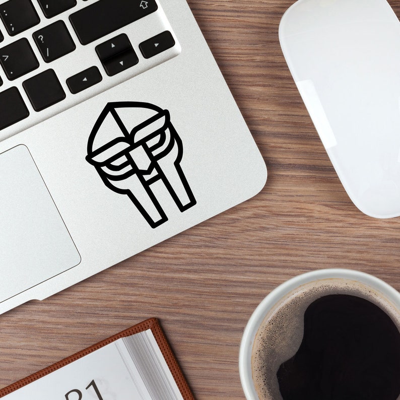 MF DOOM Stencil Mask Window Laptop Decal - Etsy