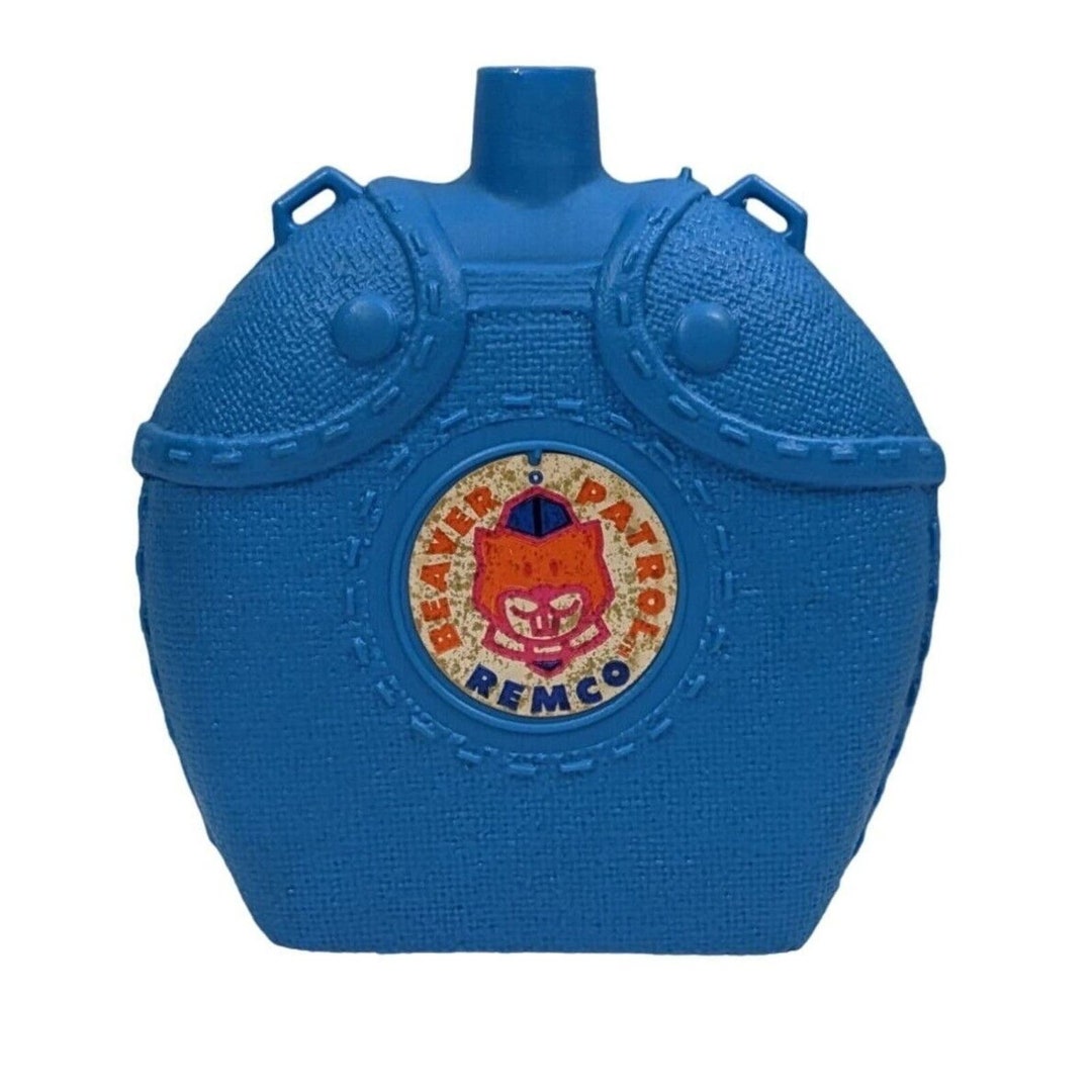Vintage Remco Beaver Patrol Canteen Blue Plastic W/ Decal NO CAP - Etsy