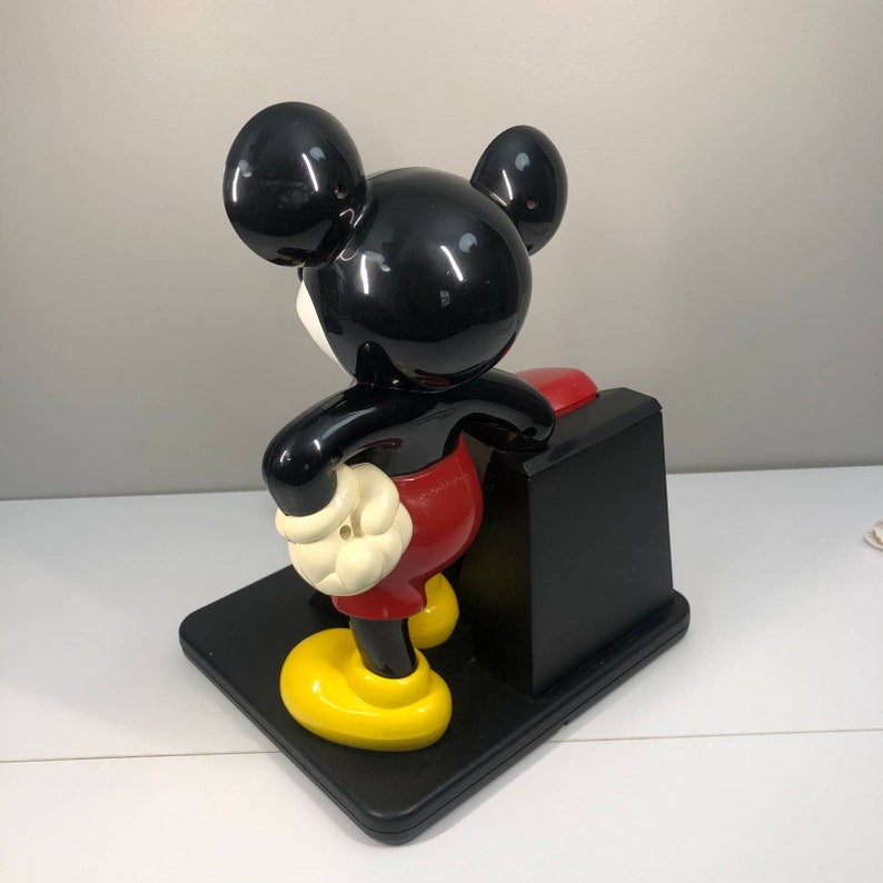 Vintage Disney Mickey Mouse Phone Standing Leaning AT&T Landline 1993 ...
