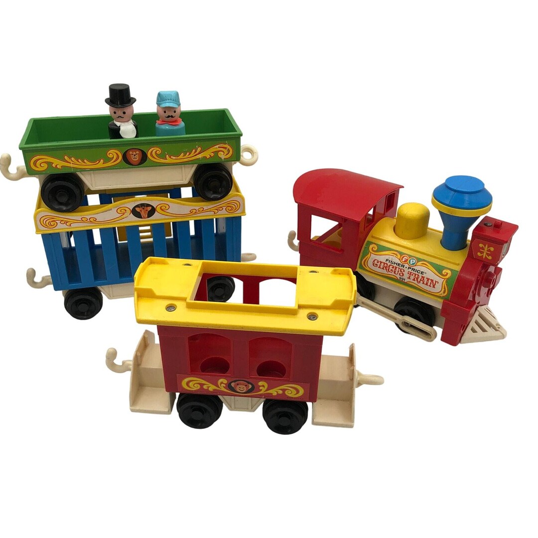 Fisher Price Play Family Circus Train 991 Conductor & Ringmaster W/ 4 ...