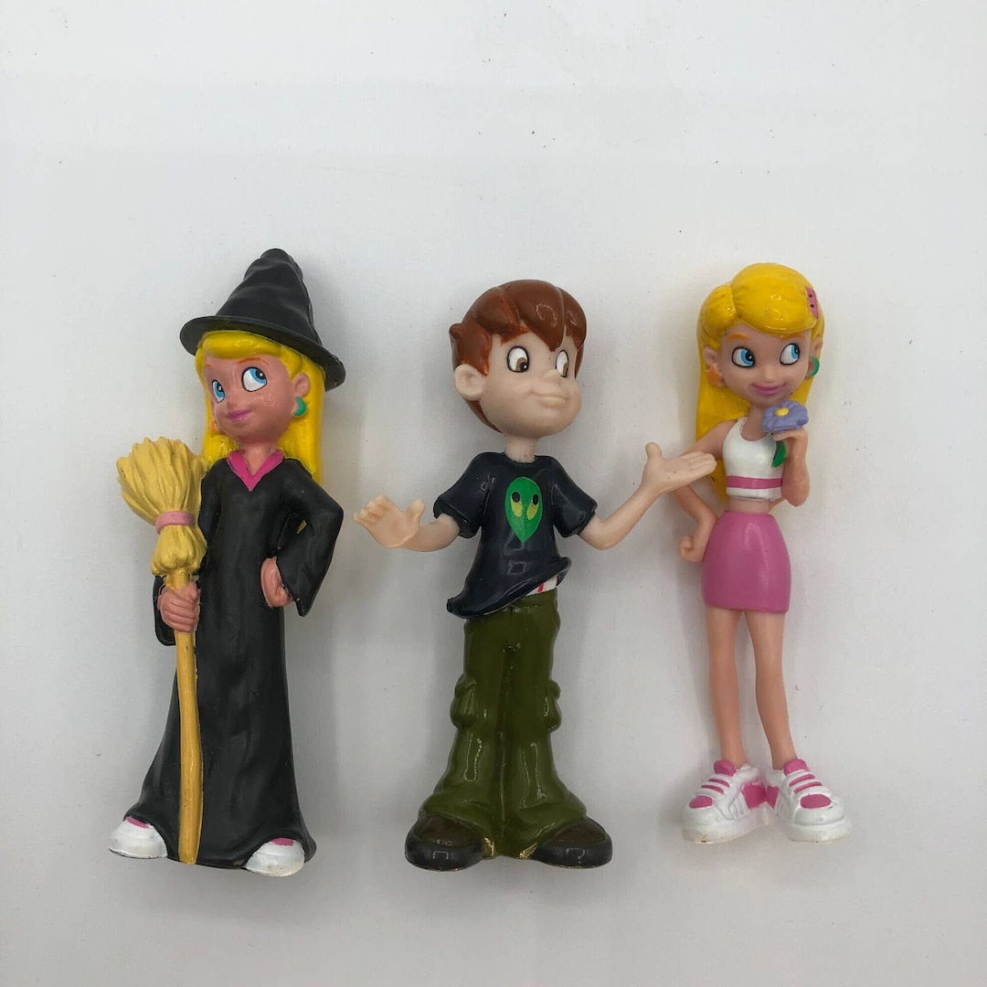 Sabrina Teenage Witch Animated Series PVC Figures Vintage 2000 3 Pcs ...