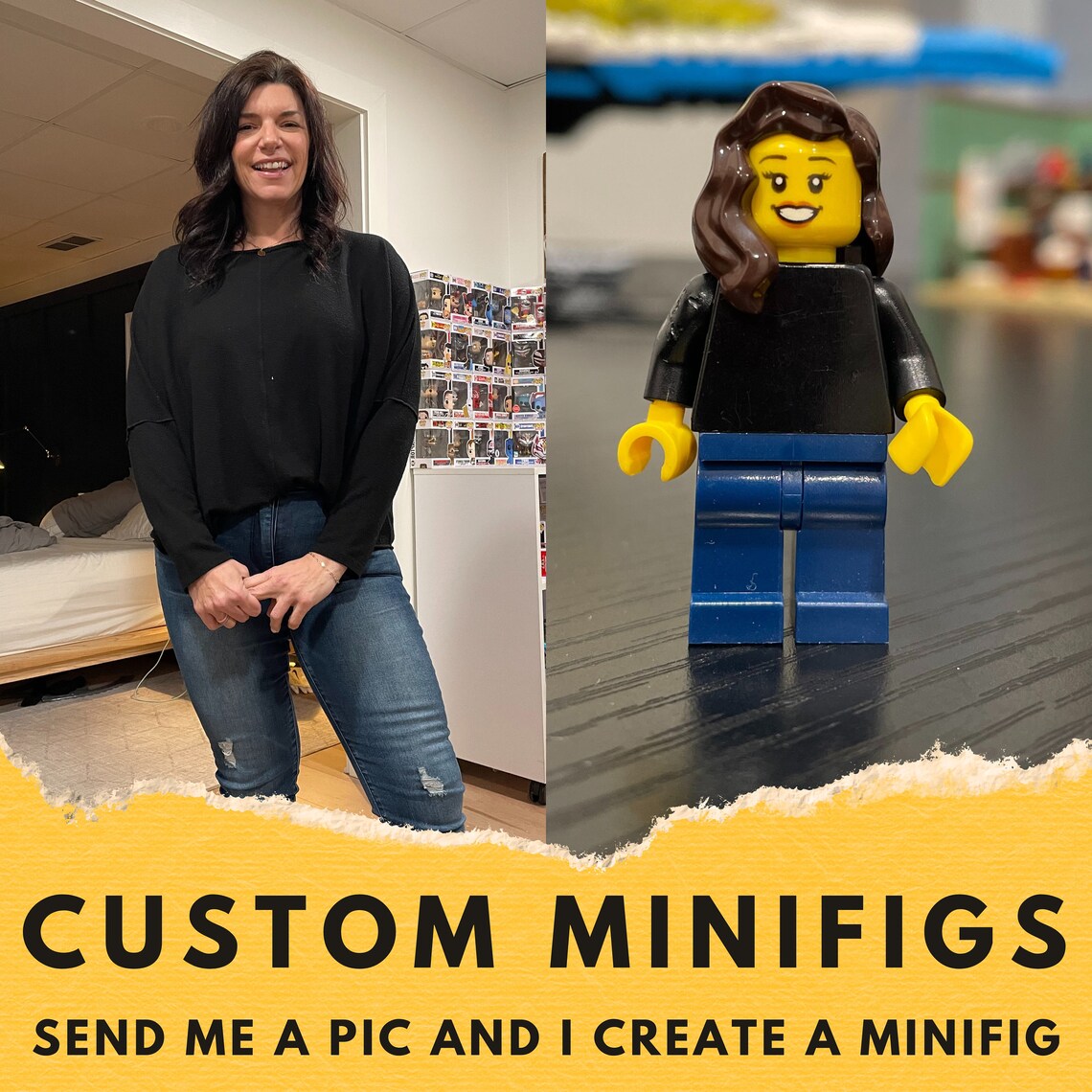 Custom Minifigs - Etsy
