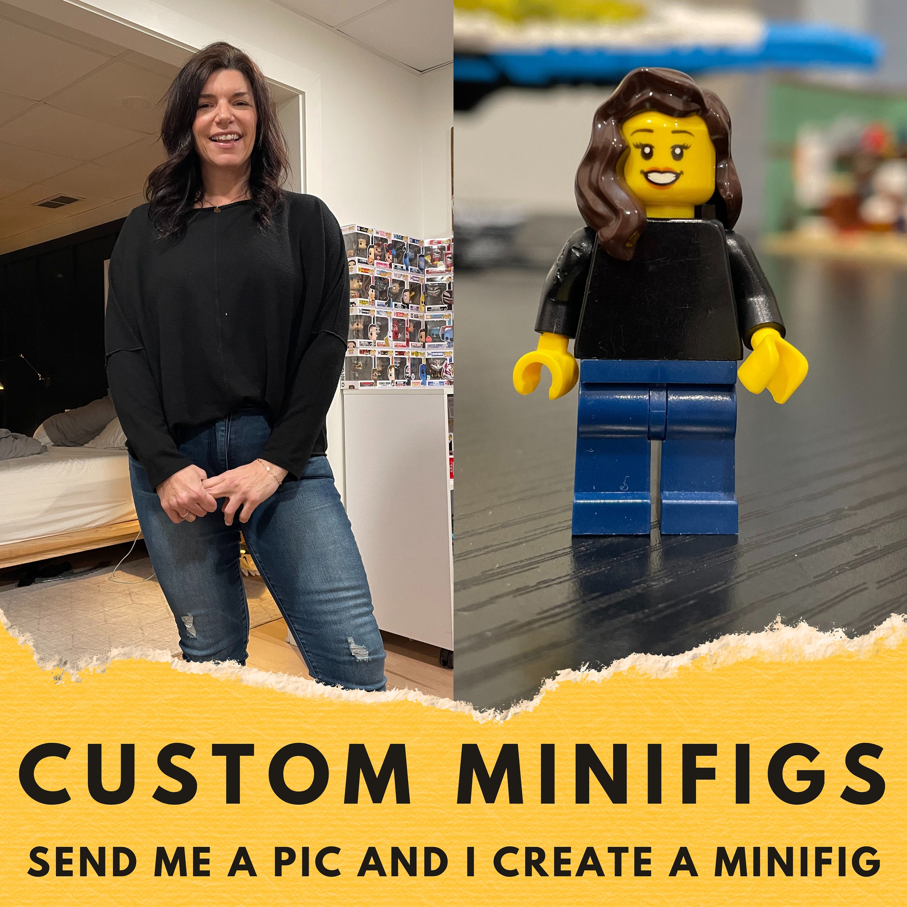 Custom Minifigs - Etsy
