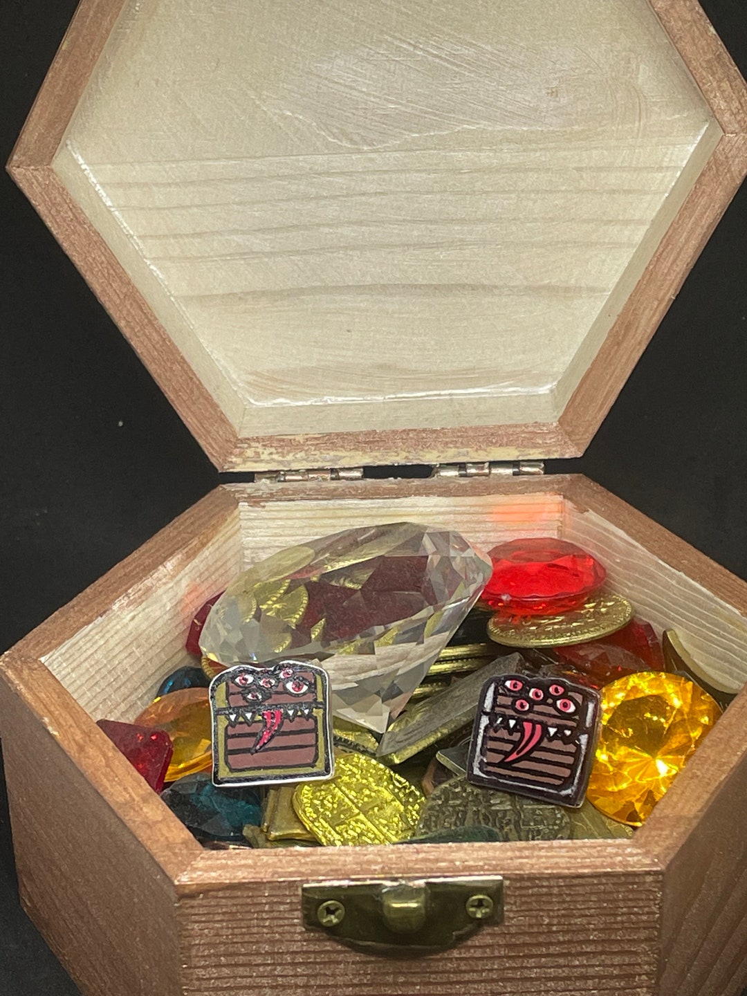 Shrinky Dink D&D Mimic Chest Pins - Etsy