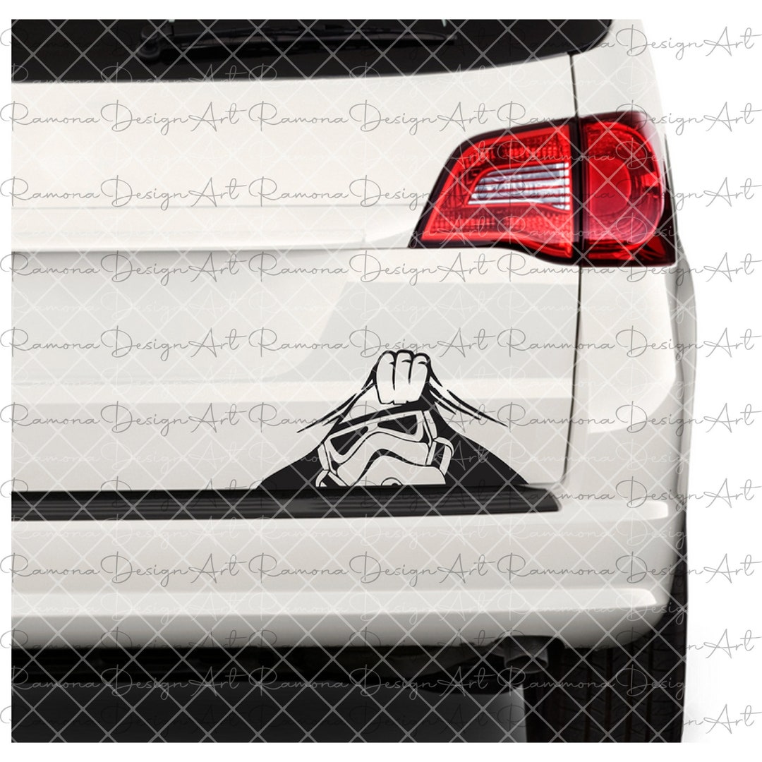 Stormtrooper Car Sticker Digital File - SVG & PNG - Star Wars Character ...