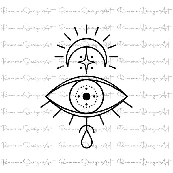 Mystic Eye Svg - Etsy