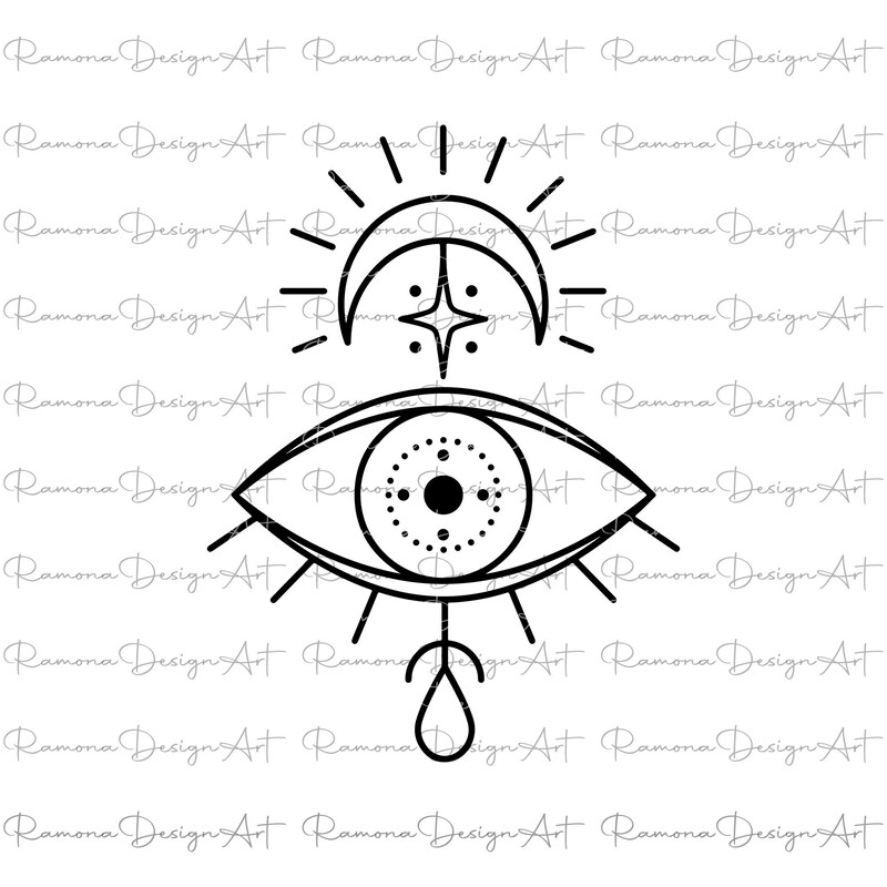 Evil Eye Svg - Etsy