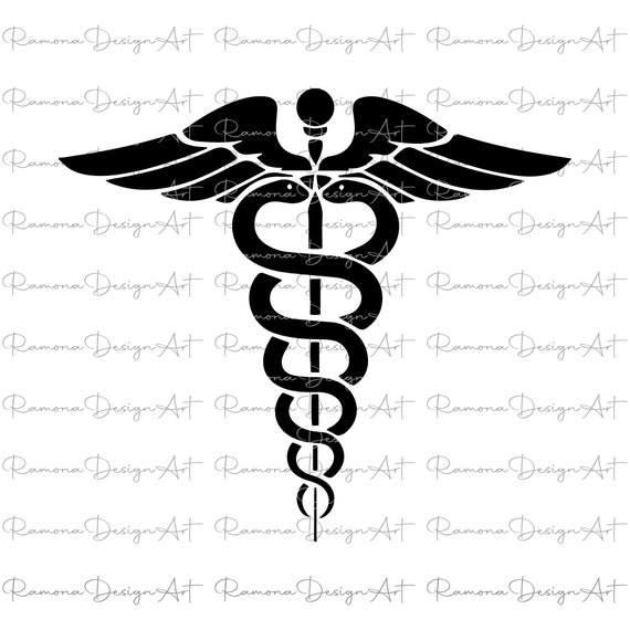 Caduceus Medical Symbol Vector