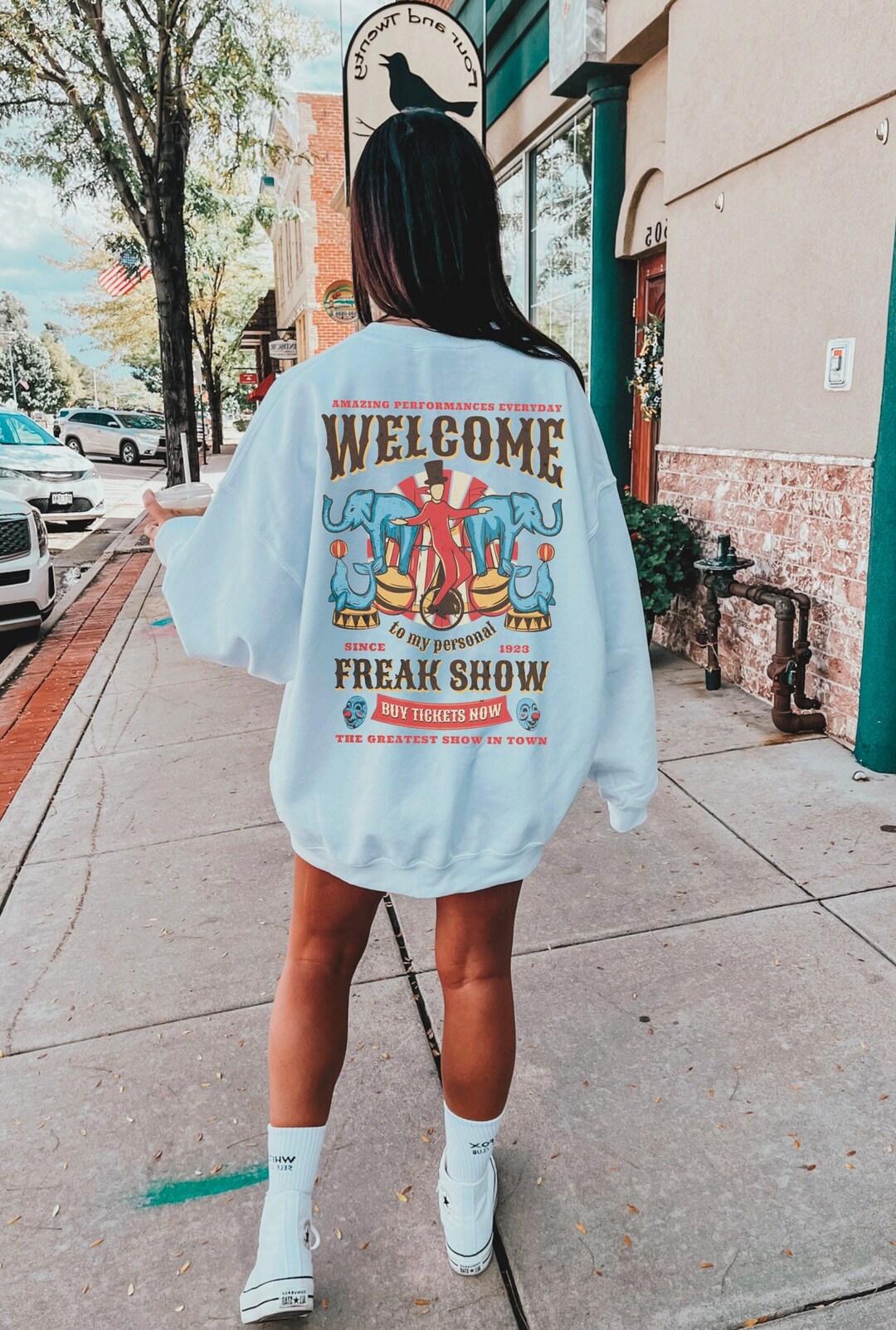 Clowncore Clothing the Performer Y2K Clowncore Sweater Alt Circus ...