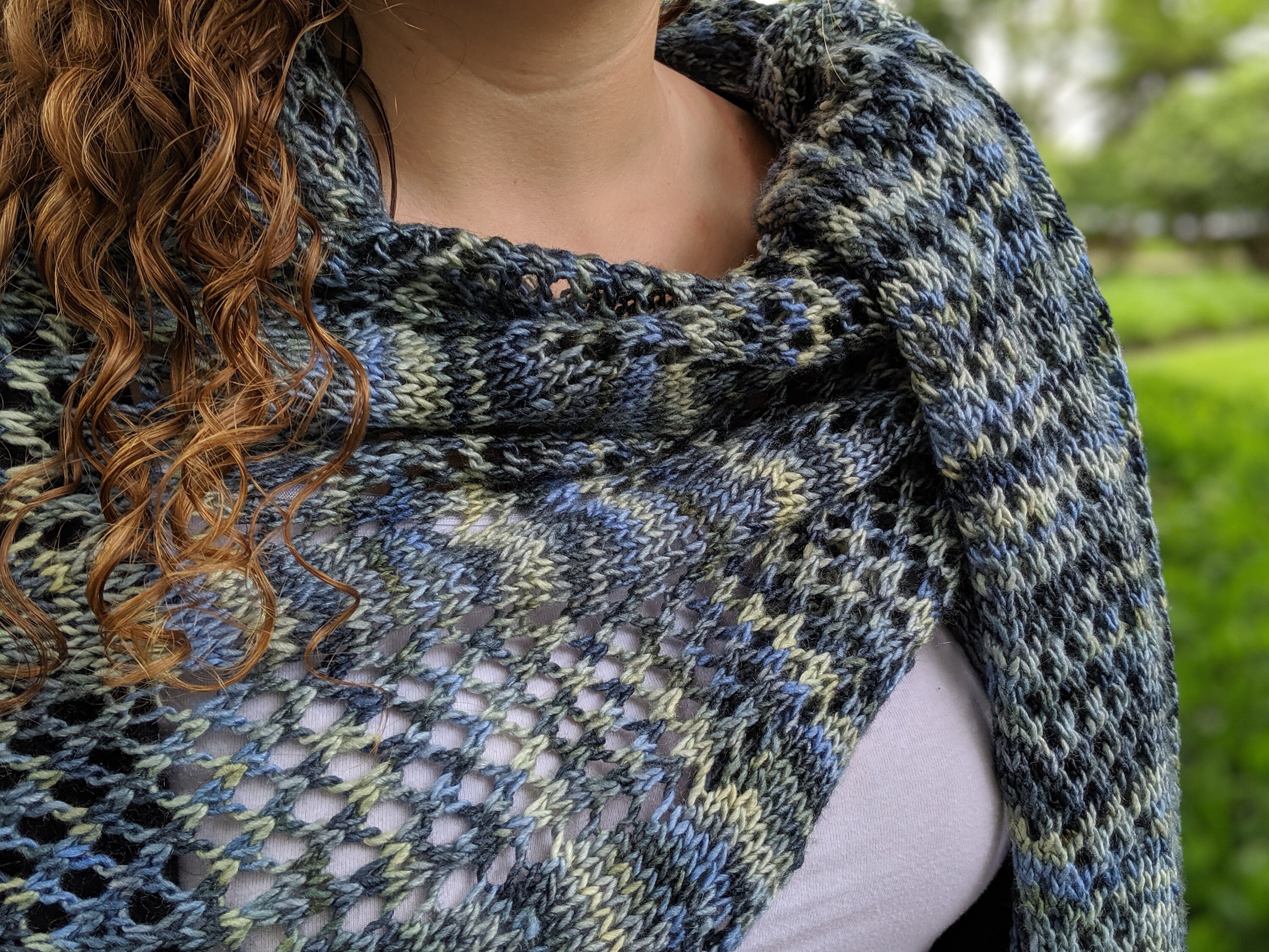 Duneside Shawl – DK Weight Lace Knitting Pattern, Summer Shawl PDF ...