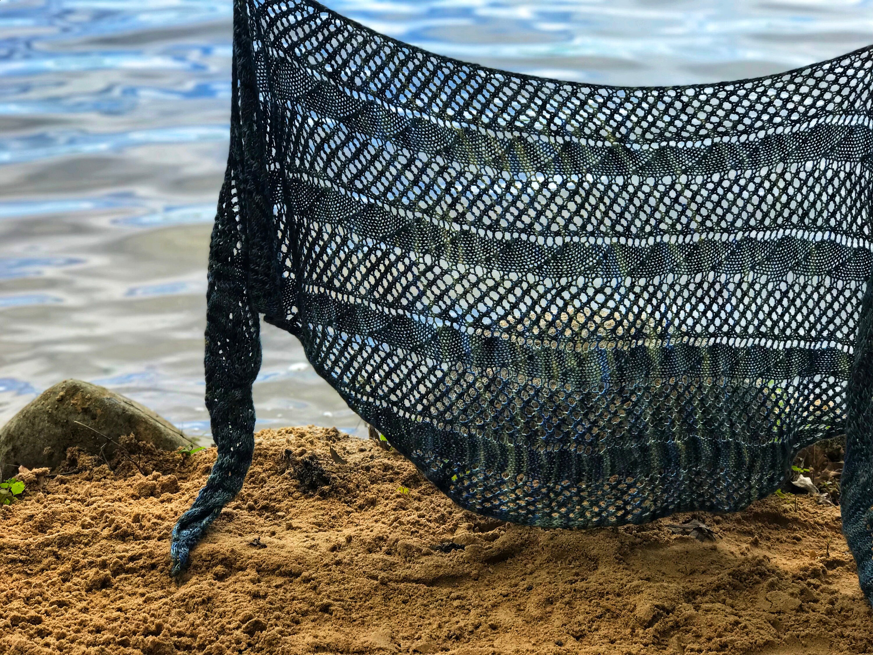 Duneside Shawl – DK Weight Lace Knitting Pattern, Summer Shawl PDF ...