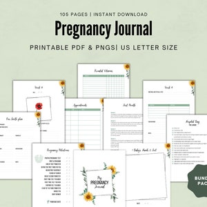 Pregnancy Planner Printable Printable Pregnancy Journal Pregnancy ...